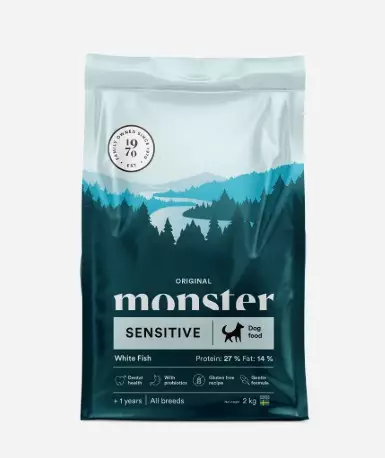Monster dog original sensitive 17kg - Petzoo.fi verkkokauppa