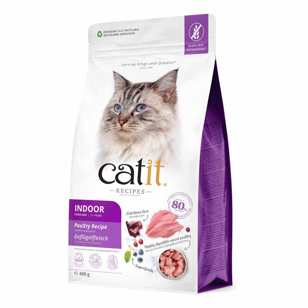 CatIt Recipes Indoor Cat Poultry - Petzoo.fi verkkokauppa