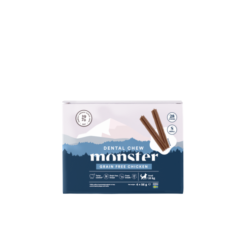 Monster Dog Dental Chew GF Chicken 28kpl - Petzoo.fi verkkokauppa